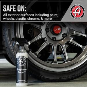 Adam's Graphene Boost - Graphene Ceramic Coating Spray For Car Detailing | Adds Protection & Extends The Life Of Top Coat Ceramics | Maintenance Spray On Wipe Off | Car Boat RV Motorcycle (16oz)