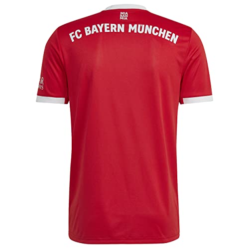 adidas FC Bayern 22/23 Home Jersey (as1, Alpha, l, Regular, Regular, Large) Red