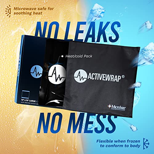 ActiveWrap Bundle - Foot and Ankle Ice Pack Wrap with Reusable Ice Packs for Injuries