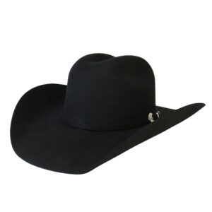 justin americana black 3x wool cowboy hat (7 1/4)