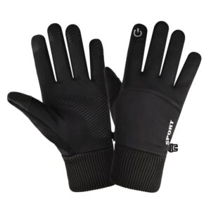 angjiny winter gloves men women touch screen glove cold weather warm gloves freezer work gloves suit for running driving bike cycling working hiking