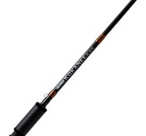 okuma kokanee black graphtie light action freshwater rod, kb-c-802ml