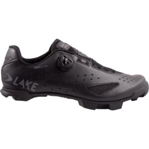 lake mx219 cycling shoe - men's black/grey, 43.5