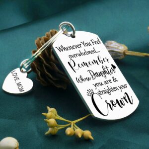 WXCATIM Mothers Day Gifts For Daughter Daughter Gift From Mom Inspirational keychian Gifts For Daughter Teen Girls From Mom Gifts For Women Birthday Christmas gift 2024 Accessories