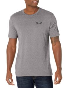 oakley si strong tee, athletic heather grey, medium