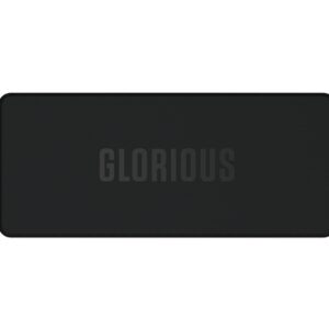 Glorious Sound Dampening Keyboard Mat (13.7 x 5.7 in.) - Compact Keyboard Deskpad - Non-Slip Rubber Base, Washable Cloth Surface, Durable Stitched Edges