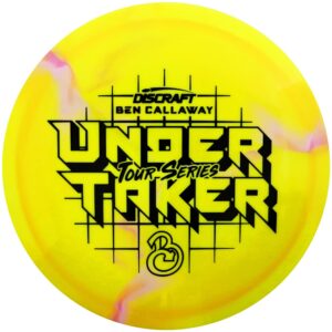 discraft limited edition 2022 tour series ben callaway swirl esp undertaker distance driver golf disc - 173-174g - colors will vary