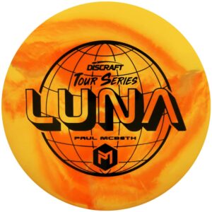 discraft limited edition 2022 tour series paul mcbeth swirl esp luna putter golf disc (limit 2 per customer) - 173-174g - colors will vary