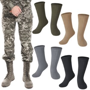 4 pairs military boot liner socks winter warm fleece boot socks for women men military hiking sock liners socks for sport outdoor hunting