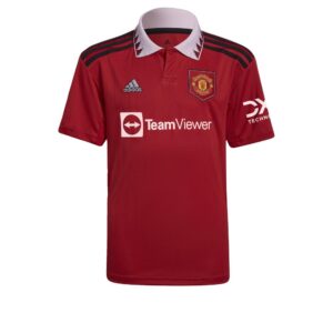 adidas manchester united 22/23 home jersey kids', red, size l