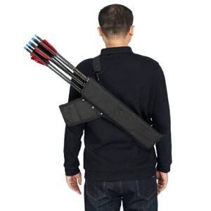 toparchery arrow quiver hip quiver for arrows - 3 tube adjustable archery back quiver arrow holder for arrows