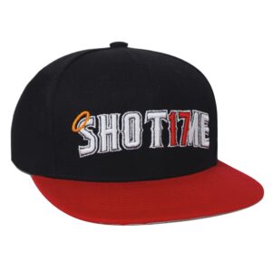 shot17me 17 ohtani baseball cap 3d embroidered hip hop outdoors snapback adjustable hat (black)