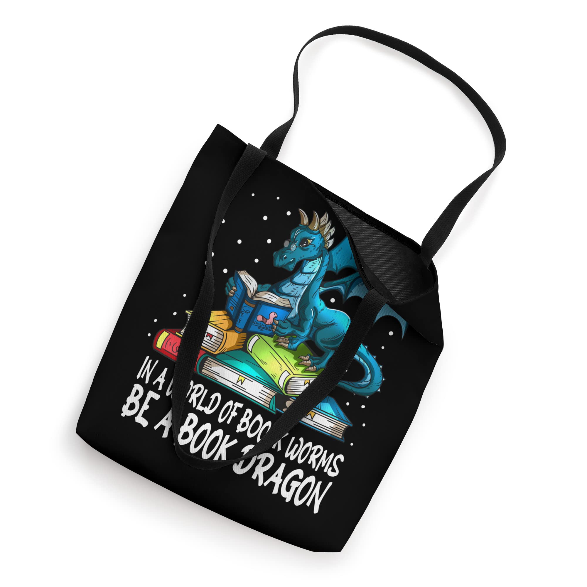 Read Book Books In A World Of Book Worms Be A Book Dragon Tote Bag