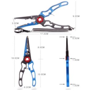 XIXIDIAN Fishing Pliers, Aluminum Alloy Fishing Gear, Fishing Tools & Accessories for Angler Friends or Family