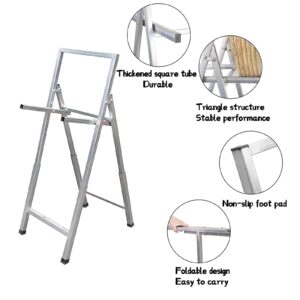 Meuiosd Archery Target Stand ，Folded Archery Target Stand for Grass Target & Point Bag Archery Target