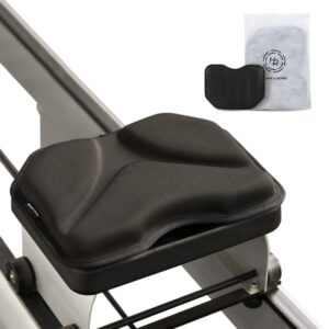 rowing machine seat cushion compatible with concept 2 rowing machine- row machine rower pad compatible with concept 2 rower, hydrow rower, concept2 rowerg - gel seat pad rowing machine accessories