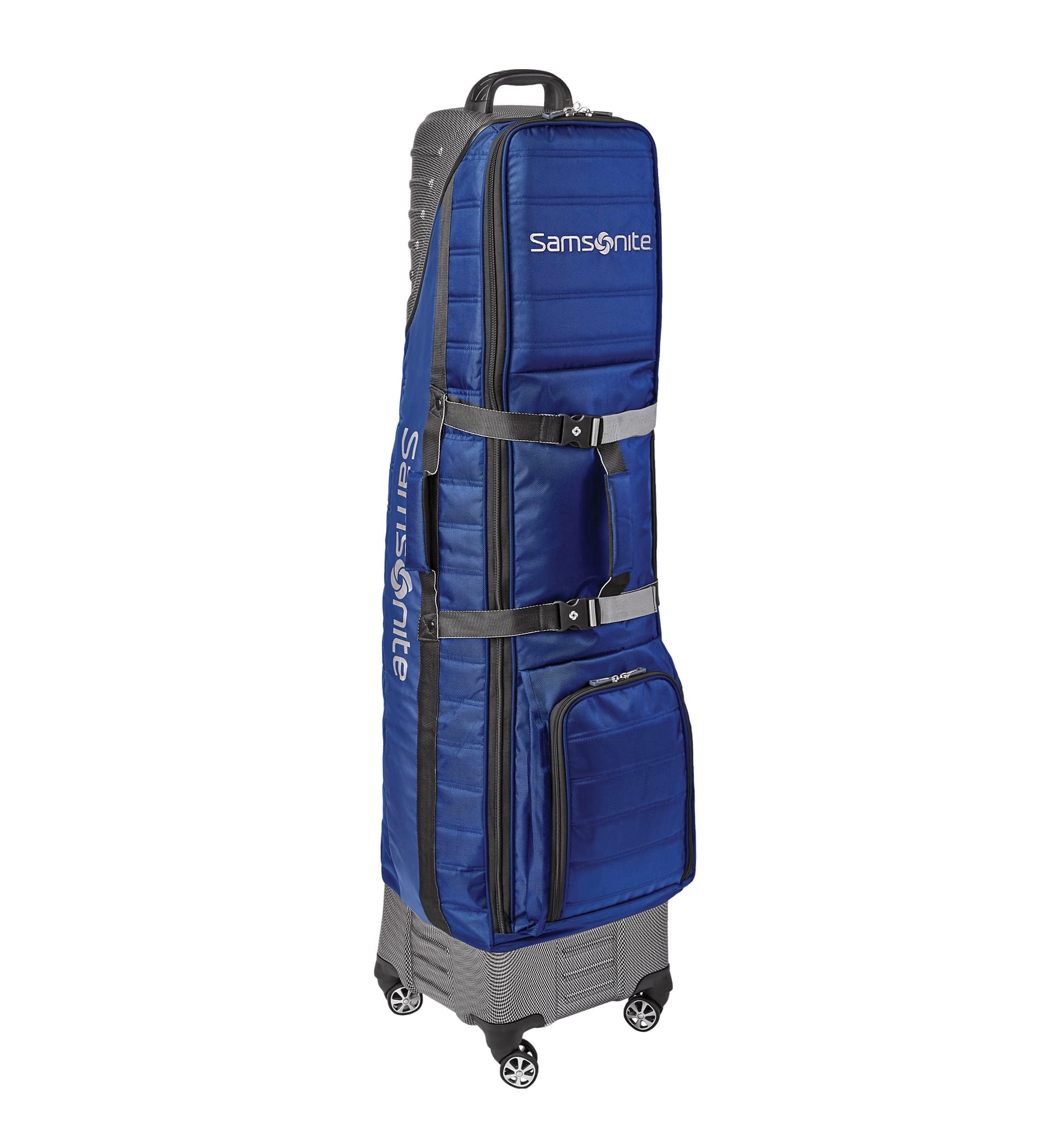 Samsonite "The Protector Hard & Soft Golf Travel Cover with Shark Wheels,Blue