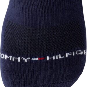 Tommy Hilfiger Men's Athletic Socks - Cushion Crew Socks (3 Pack), Size 7-12, Navy Assorted