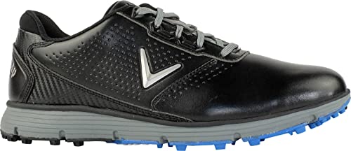 Callaway Men's Balboa Sport Golf Shoe, Black/Grey, 9.5