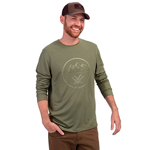 Vortex Optics Three Peaks Performance Grid Shirts (Deep Lichen, Medium)