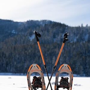 Expedition SNØ Series Snowshoe Kit for Mountaineering and Snow Hiking - Perfect for Men and Women (Spin Binding, Size 825)