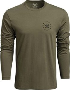 vortex optics salute long sleeve shirts (military heather, x-large)