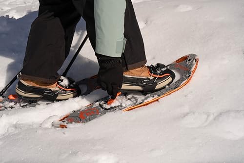 Expedition SNØ Series Snowshoe Kit for Mountaineering and Snow Hiking - Perfect for Men and Women (Spin Binding, Size 825)