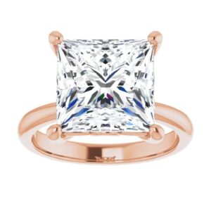 5 ct princess wedding set rings for women antique promise rings handmade gifts solitaire cut engagement ring 10k 14k 18k solid rose gold