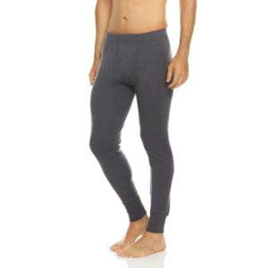 Men’s 100% Merino Wool Bottoms Midweight Base Layer Pants - Multi Use Long Johns - Thermal Underwear - Hiking Men's Base Layer - Hiking Men's Base Layer - Charcoal Gray - X-Large Tall