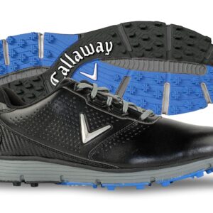 Callaway Men's Balboa Sport Golf Shoe, Black/Grey, 9.5