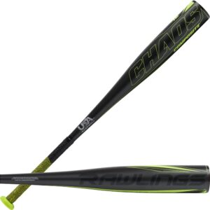 rawlings | chaos baseball bat | usa | -12 | 2 5/8" barrel | 28"