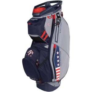 sun mountain mens 2023 c130 14-way divided golf cart bag (patriot) c-130