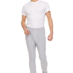 Mens Thermal Long John Pants - Thermal Bottom Base Layer for Tshirts & Jackets - Lightweight Thermal Underwear Mens - 3 Pack