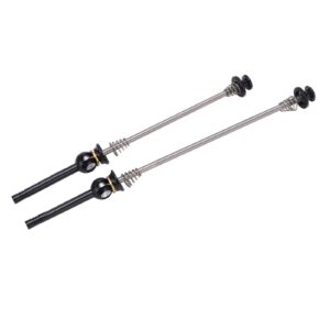 Bicycle Quick Release Skewer,1 Pair/Set Bicycle Quick Release Skewer Lightweight Weight Reduction Bike Wheel Hub Skewers