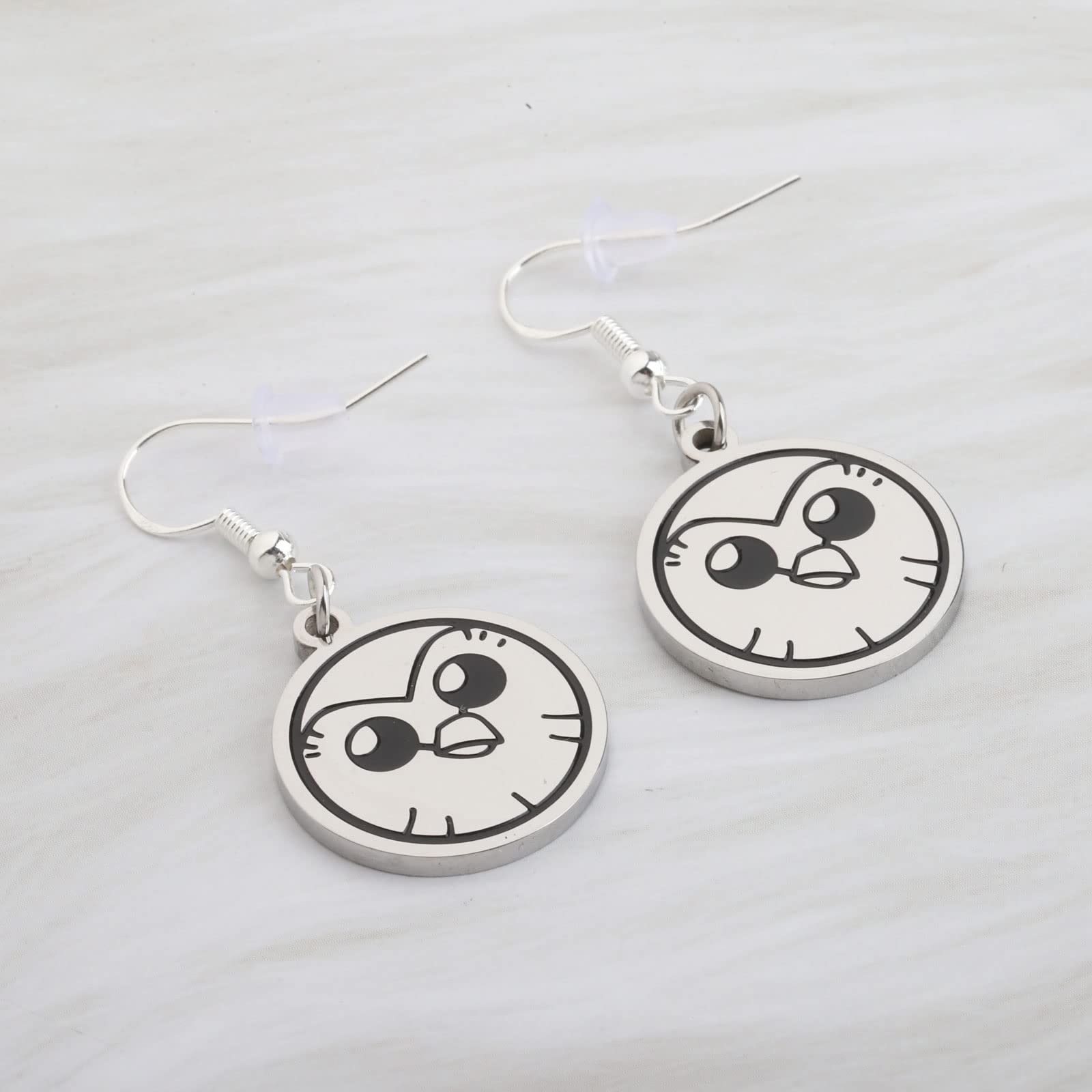 Owl House Fan Gift Hooty Keychain I Will Be Haunted by My Actions Forever (Earrings)