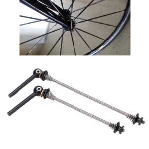 Bicycle Quick Release Skewer,1 Pair/Set Bicycle Quick Release Skewer Lightweight Weight Reduction Bike Wheel Hub Skewers