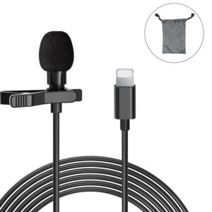 UDEE Microphone Lavalier Microphone for iPhone, Mini Portable for Live, Interview, Meeting and Other Scenarios