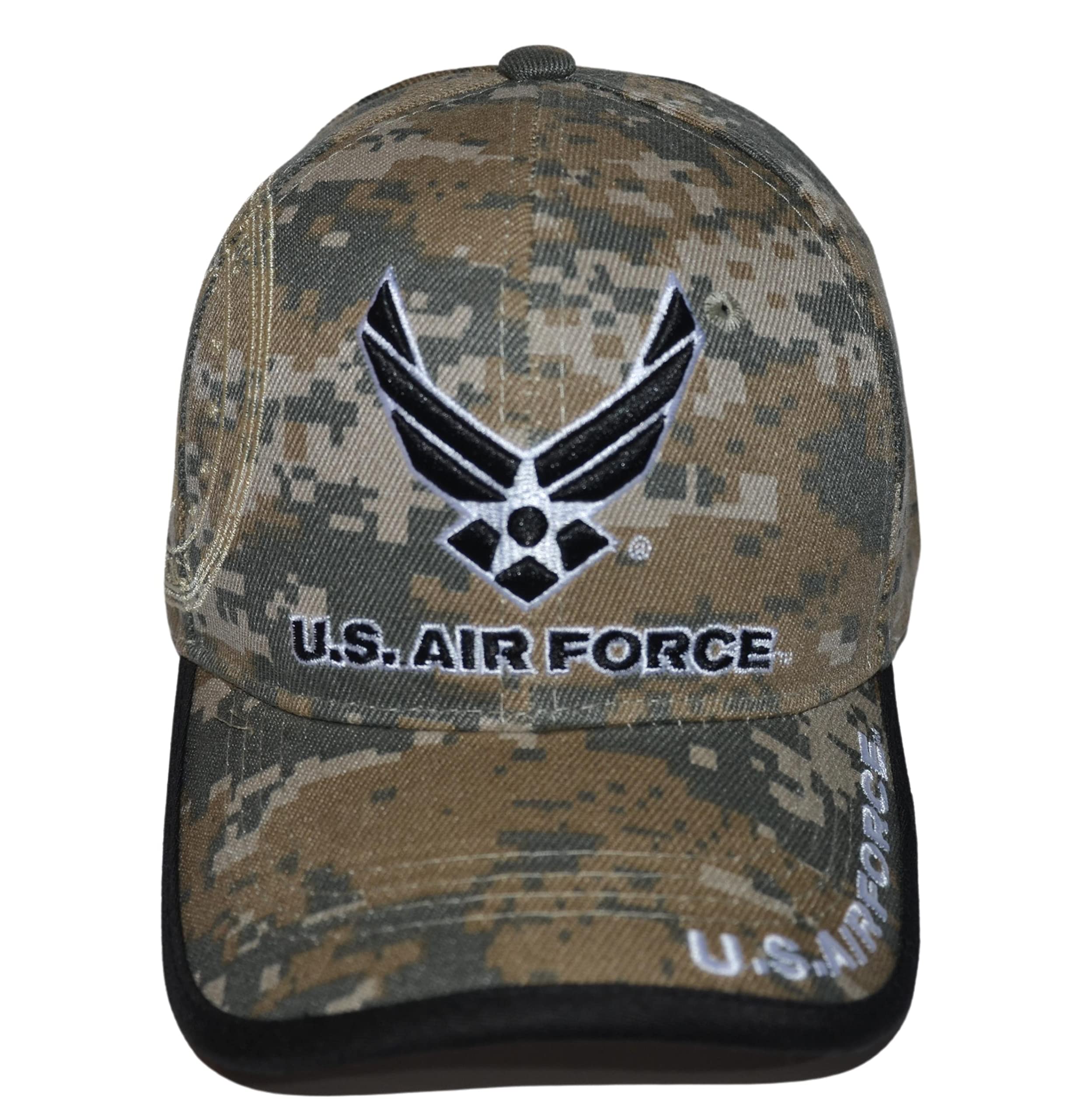 Icon Sports Group US Air Force Hat Official Licensed Military Cap, Unisex Embroidered Camo Military Baseball Cap