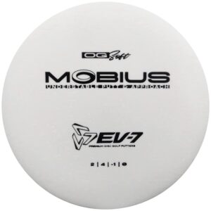 ev-7 og soft mobius putter golf disc - 170-175g - colors will vary