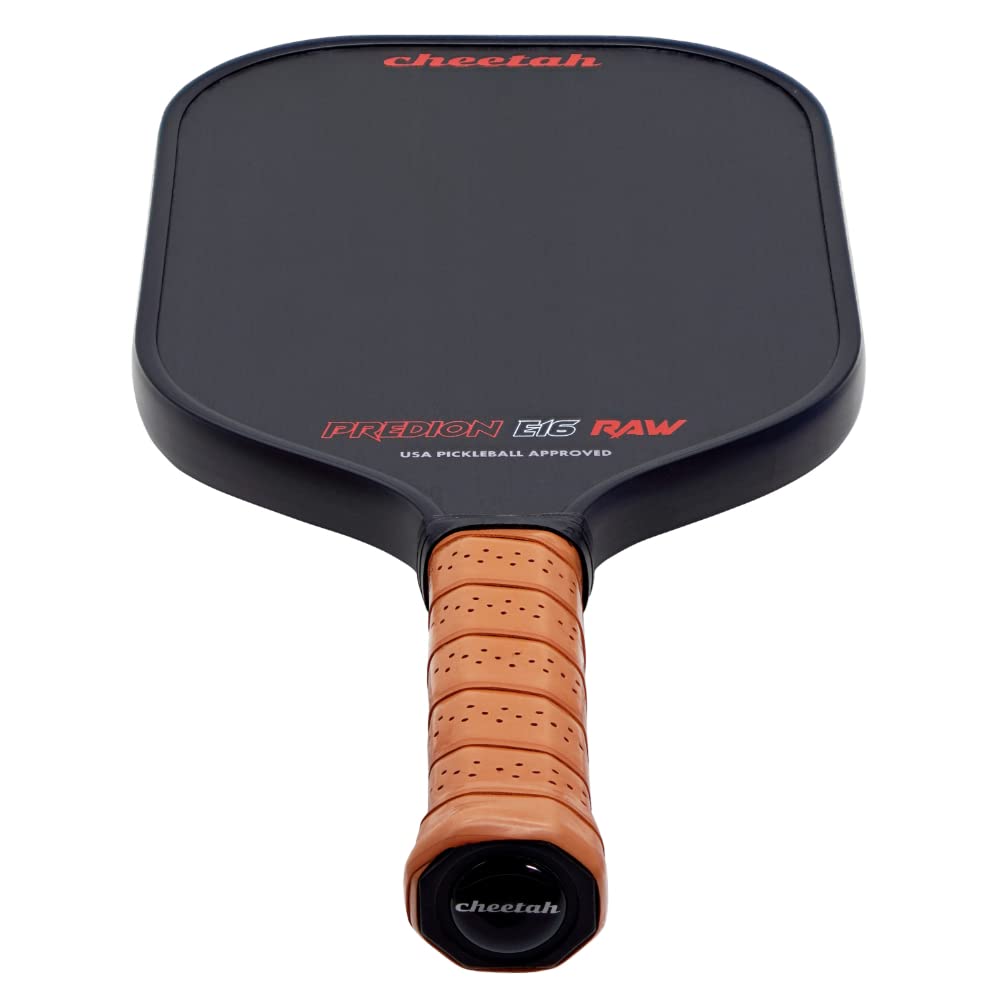 Cheetah Predion E16 Raw Carbon Fiber Pickleball Paddle