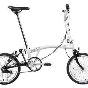 Brompton A Line 3 Speed Folding Bike (White)