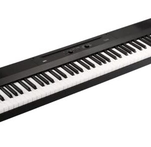 Korg 88 Portable Digital Piano with Semi-Weighted Keys and Built-in Speakers, with Sustain Pedal, Music Stand, and Power Supply (LIANO),Black