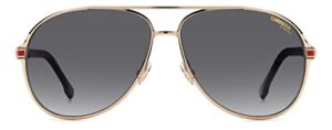 carrera 1051/s gold havana/dark grey shaded 61/13/140 unisex sunglasses