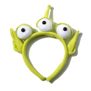 sheicon alien monster headband eyeball hairband plush toys alien headband for halloween costume hair accessories (monster headband)