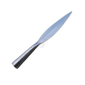 warriors outfit hand forged polish spearhead 11'' high carbon steel solid sharp forged spear head (blade length : 6 in, 1.3)