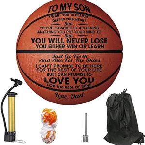 PRSTENLY to My Son Basketball, to My Son Leather Journal