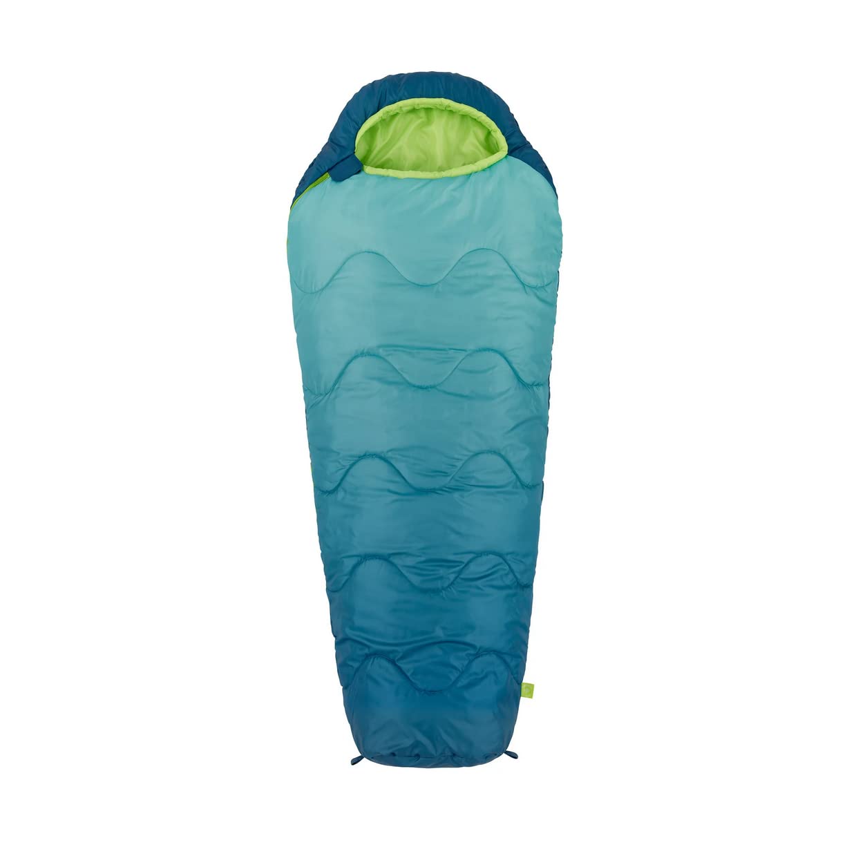 Firefly Outdoor Gear Youth Mummy Sleeping Bag Machine Wash Blue Green 70" x 30"