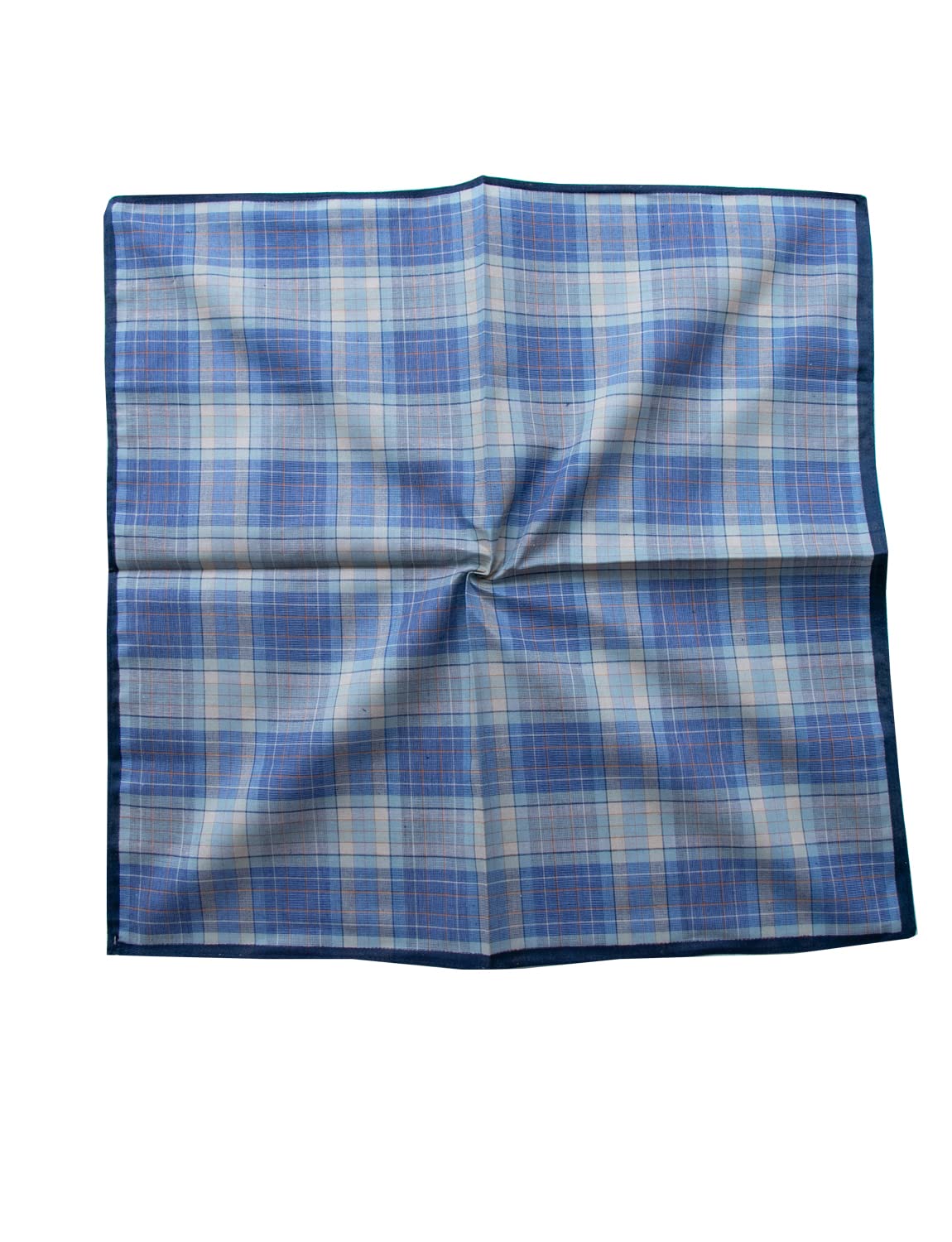 CoCoUSM Mens Cotton Handkerchiefs Plaid Handkerchief for Men Pocket Squares 3PCS