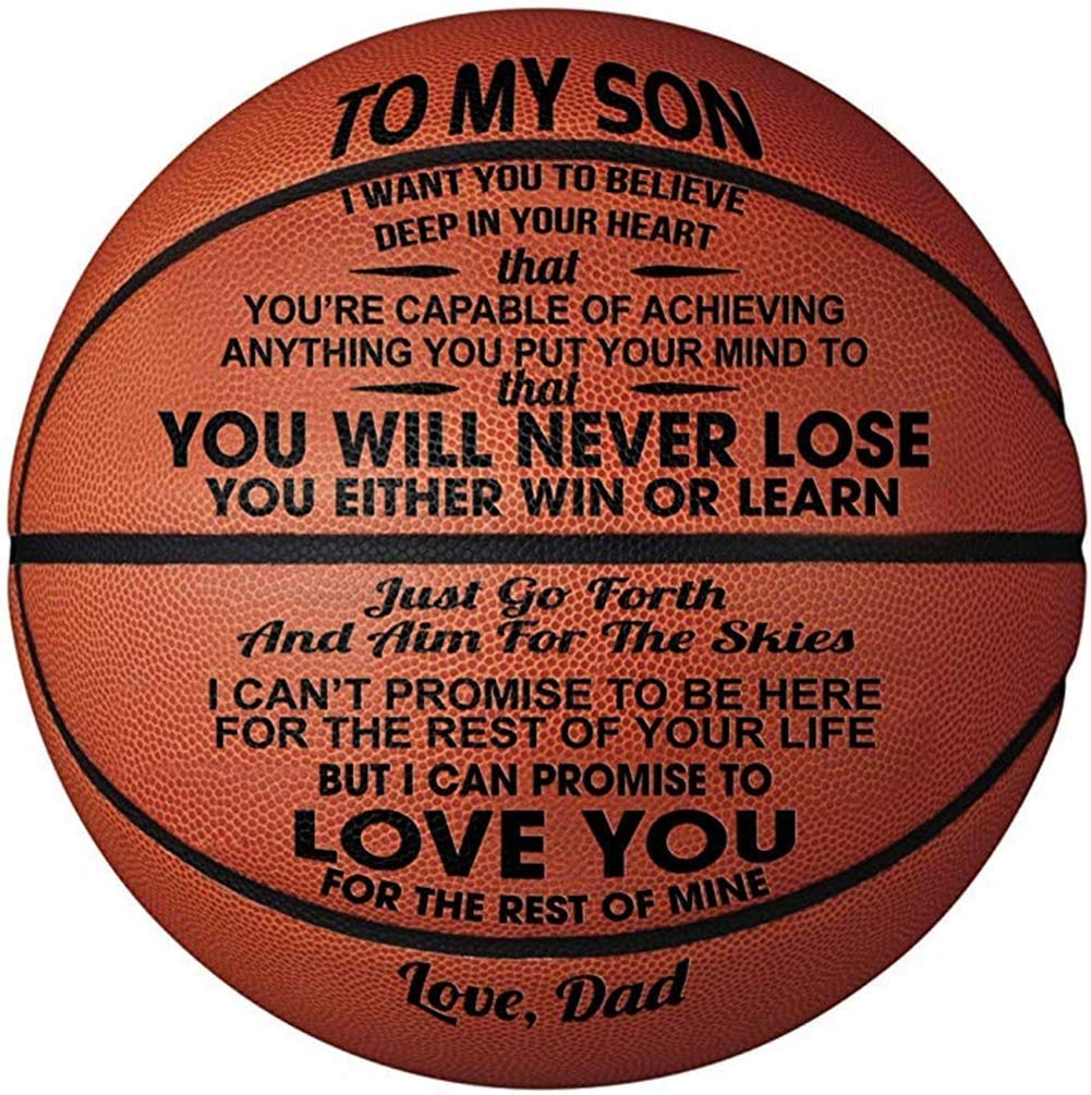 PRSTENLY to My Son Basketball, to My Son Leather Journal