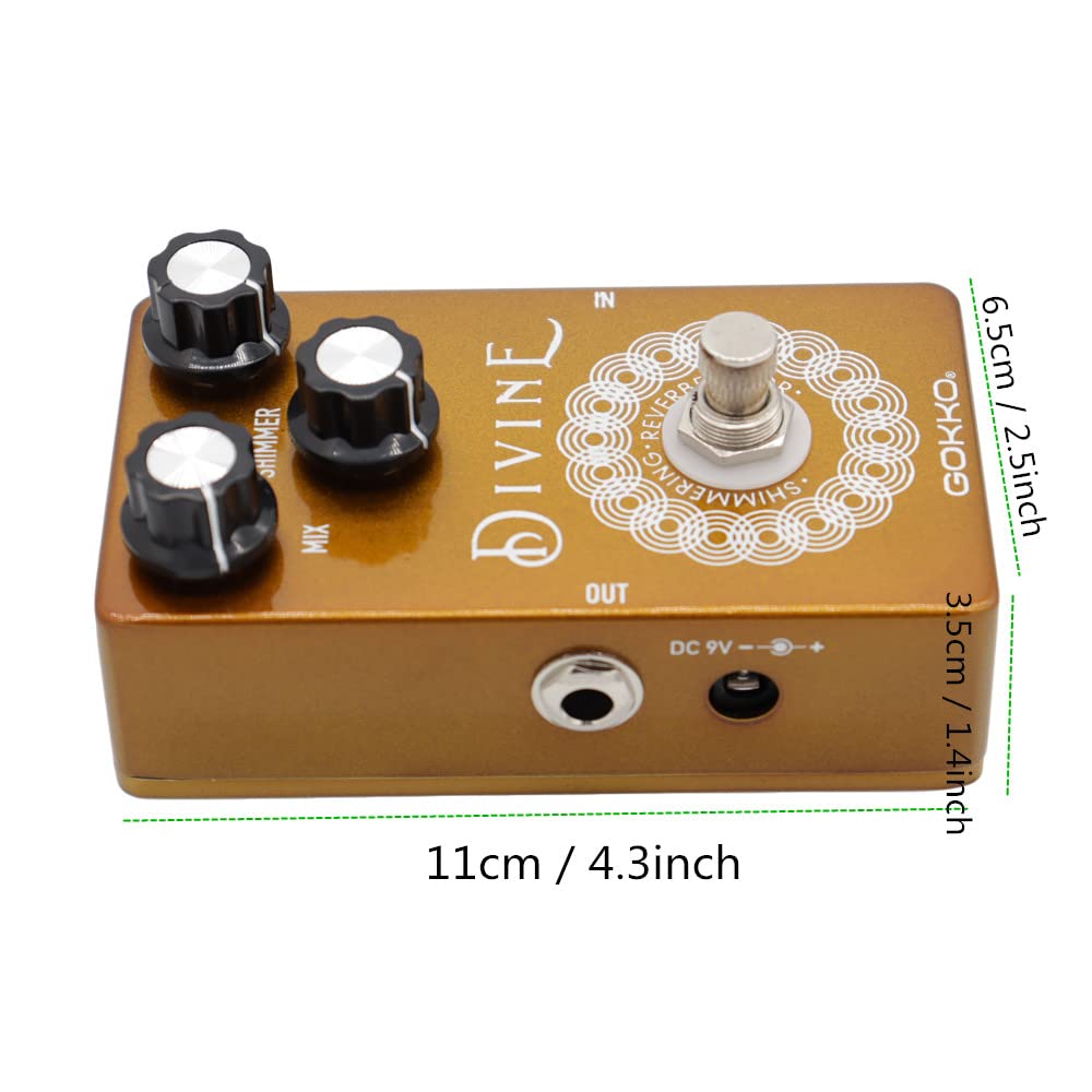 GOKKO GK-46 Reverb Pedals Divine Shimmering Reverberator